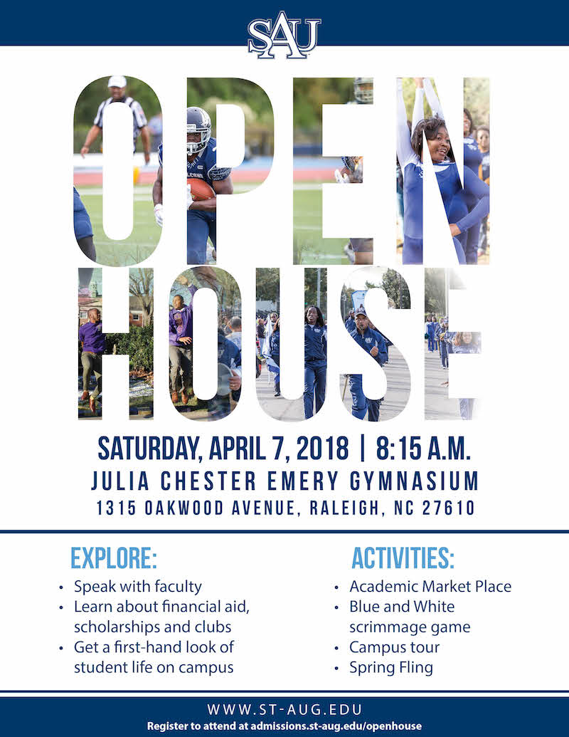 2018_Open_House - Saint Augustine's University