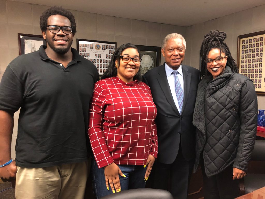 Visual Arts Students Meet with State Senator Dan Blue at Arts Day ...