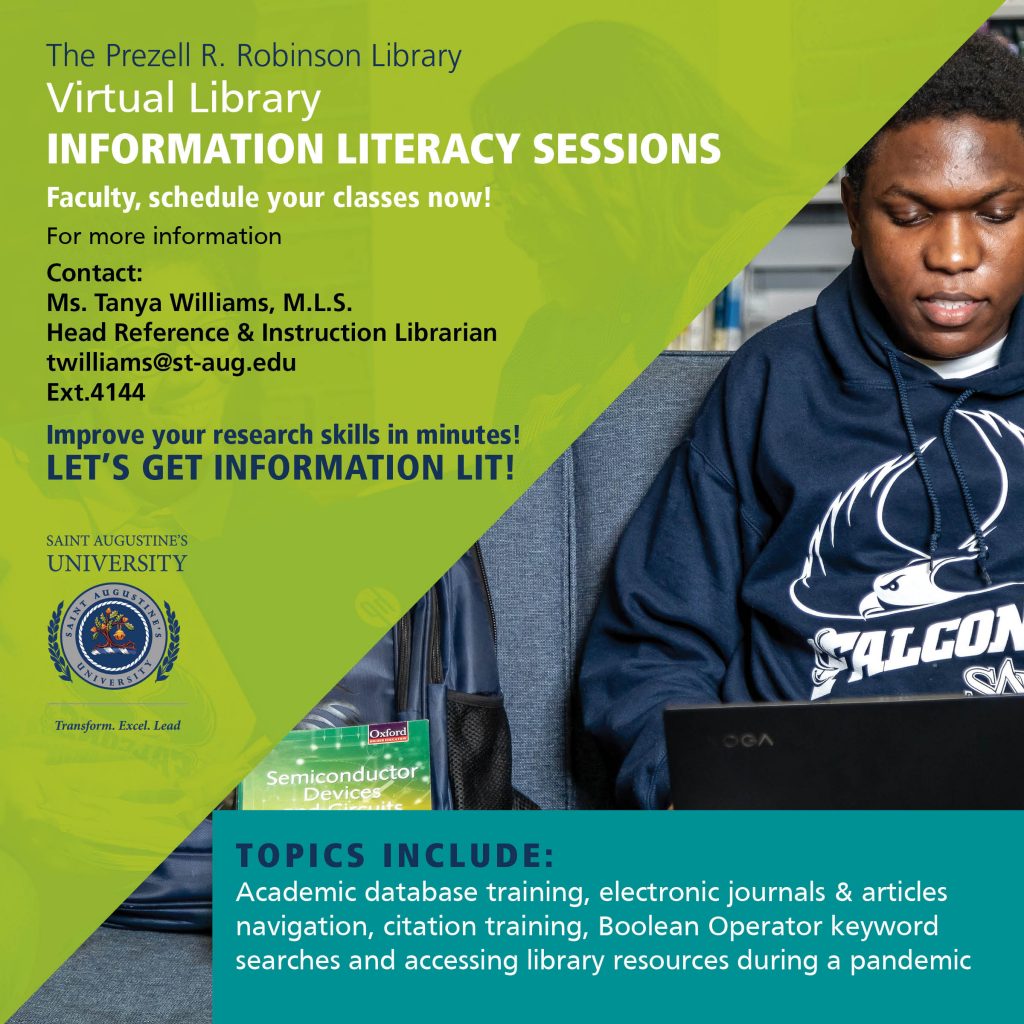 Library-Information-Literacy - Saint Augustine's University