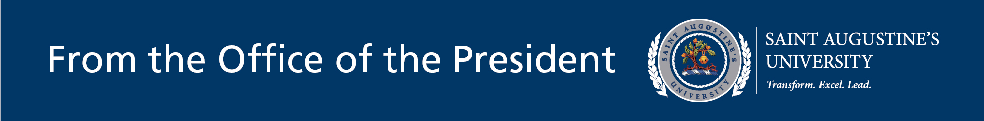 President-Header - Saint Augustine's University