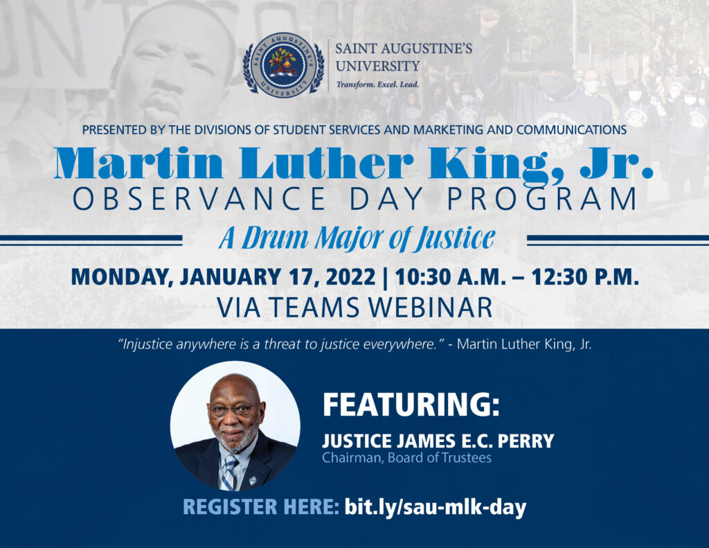 MLK-Observance-program-flyer - Saint Augustine's University