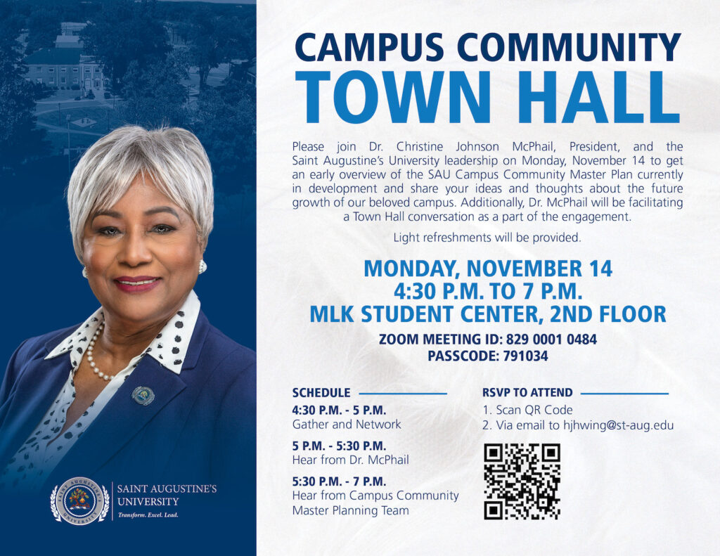 Community Town Hall - Saint Augustine's University
