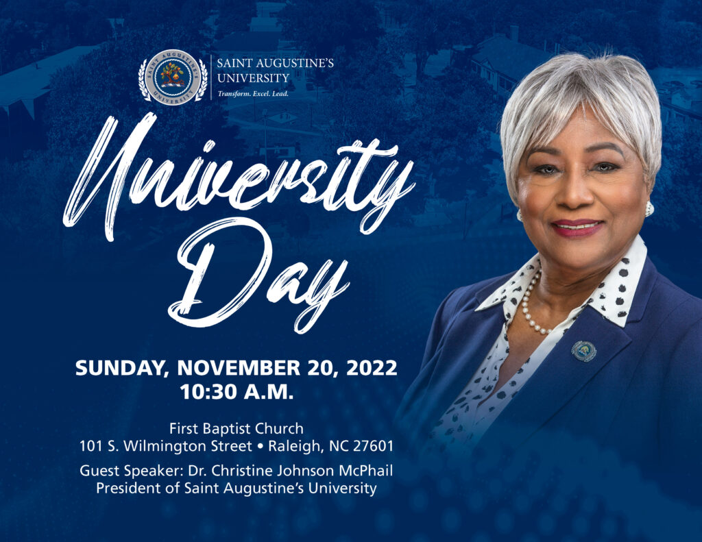 University Day at First Baptist Church - Saint Augustine's University